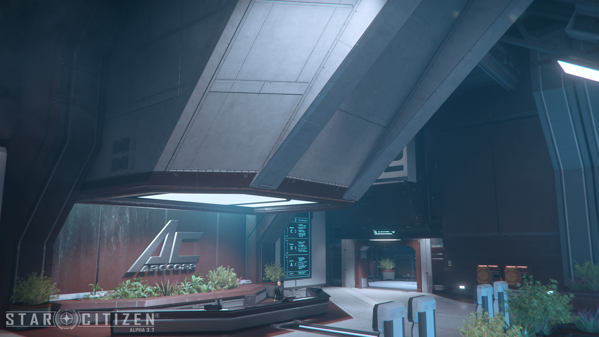 Tom Radford - Star Citizen: Area 18 - IO North Lobby