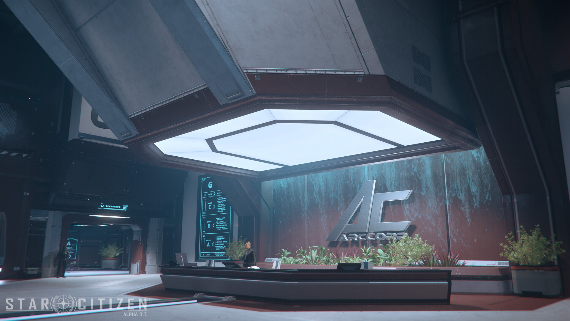 Tom Radford - Star Citizen: Area 18 - IO North Lobby