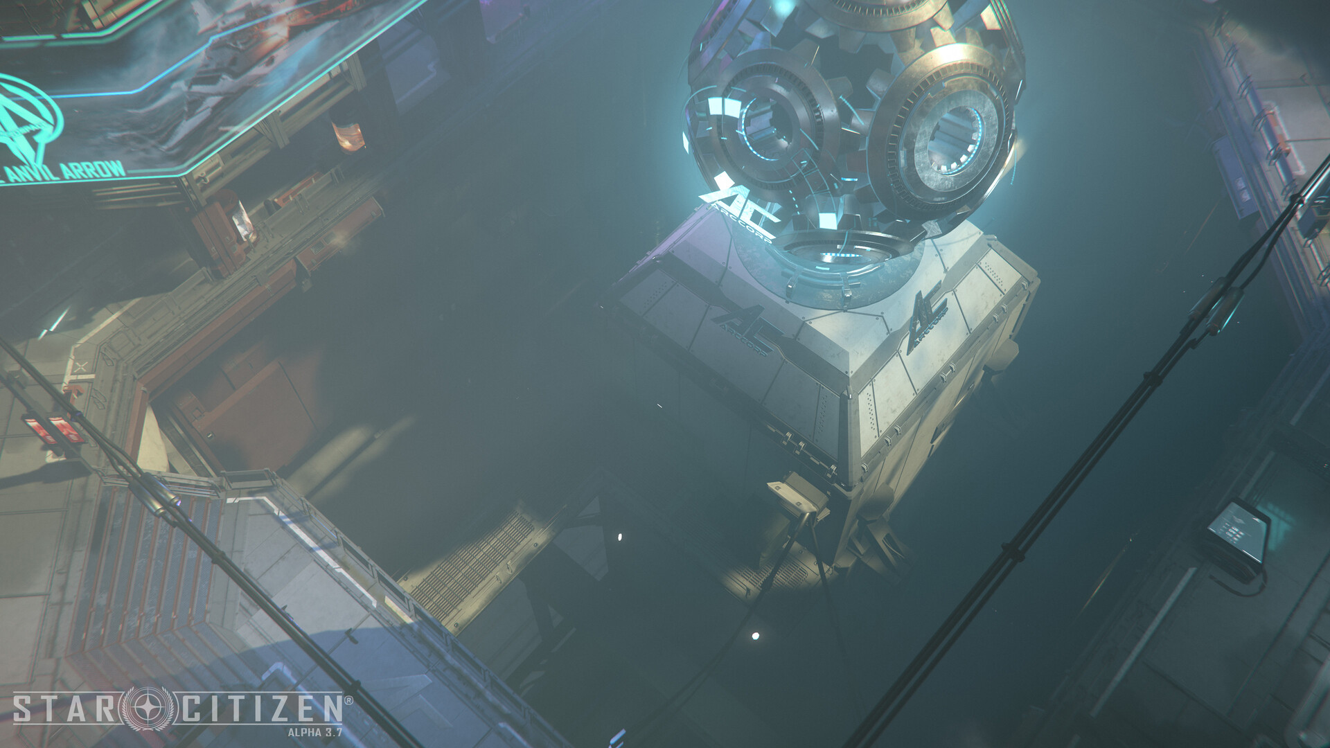 Tom Radford - Star Citizen: Area 18 - Hab Lobby Promenade & Exteriors