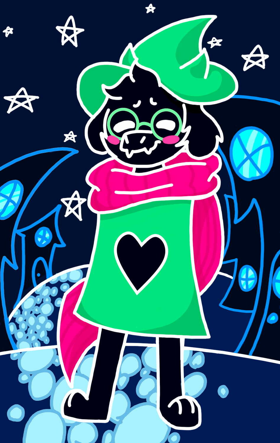ArtStation - Ralsei DeltaRune fan-art