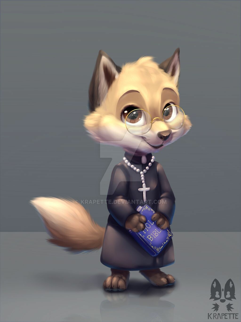 ArtStation - Gabriel the religious fox