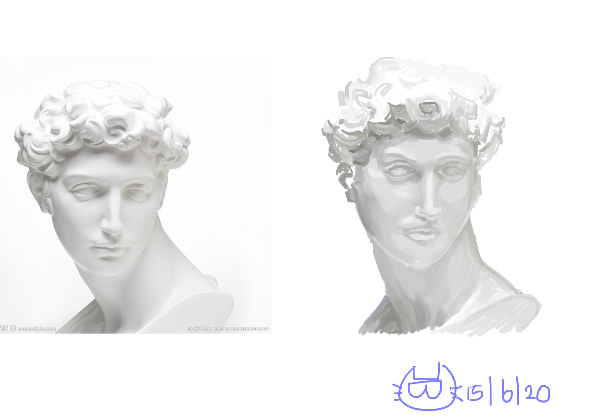 ArtStation - Pratice of David Plaster
