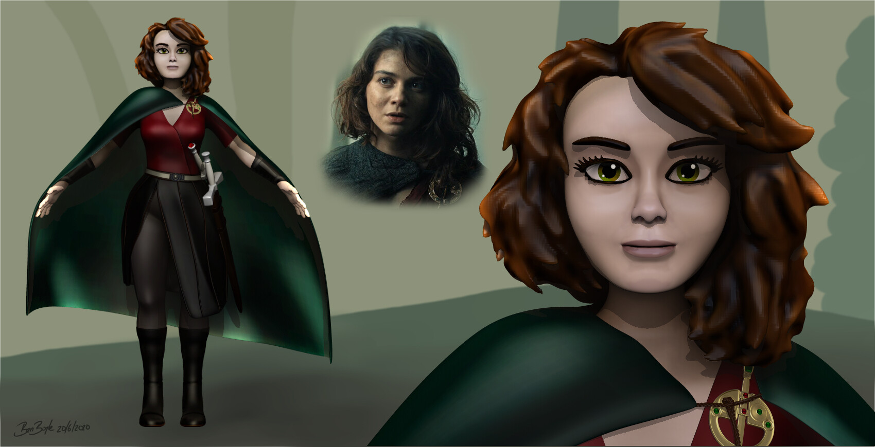 Ben Boyle - Renfri (fan art)