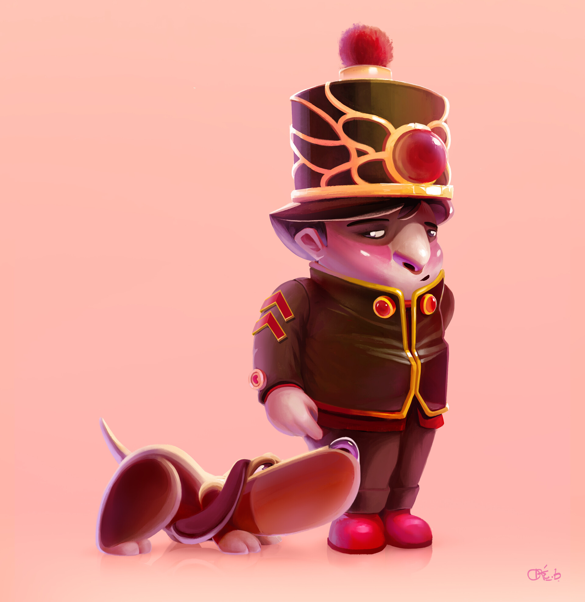 ArtStation - PRINCE_LEON_&_GRELOT_THE_LOVELY_PUPPY