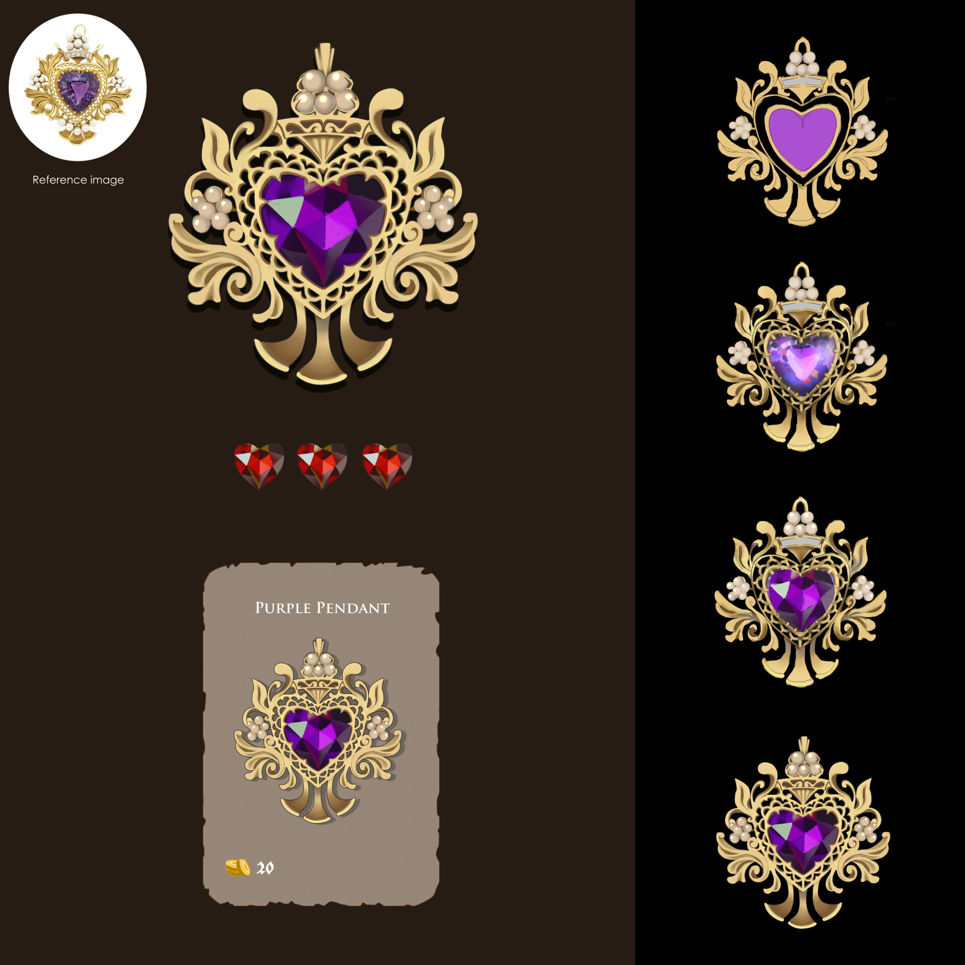 ArtStation - Purple Item/ study