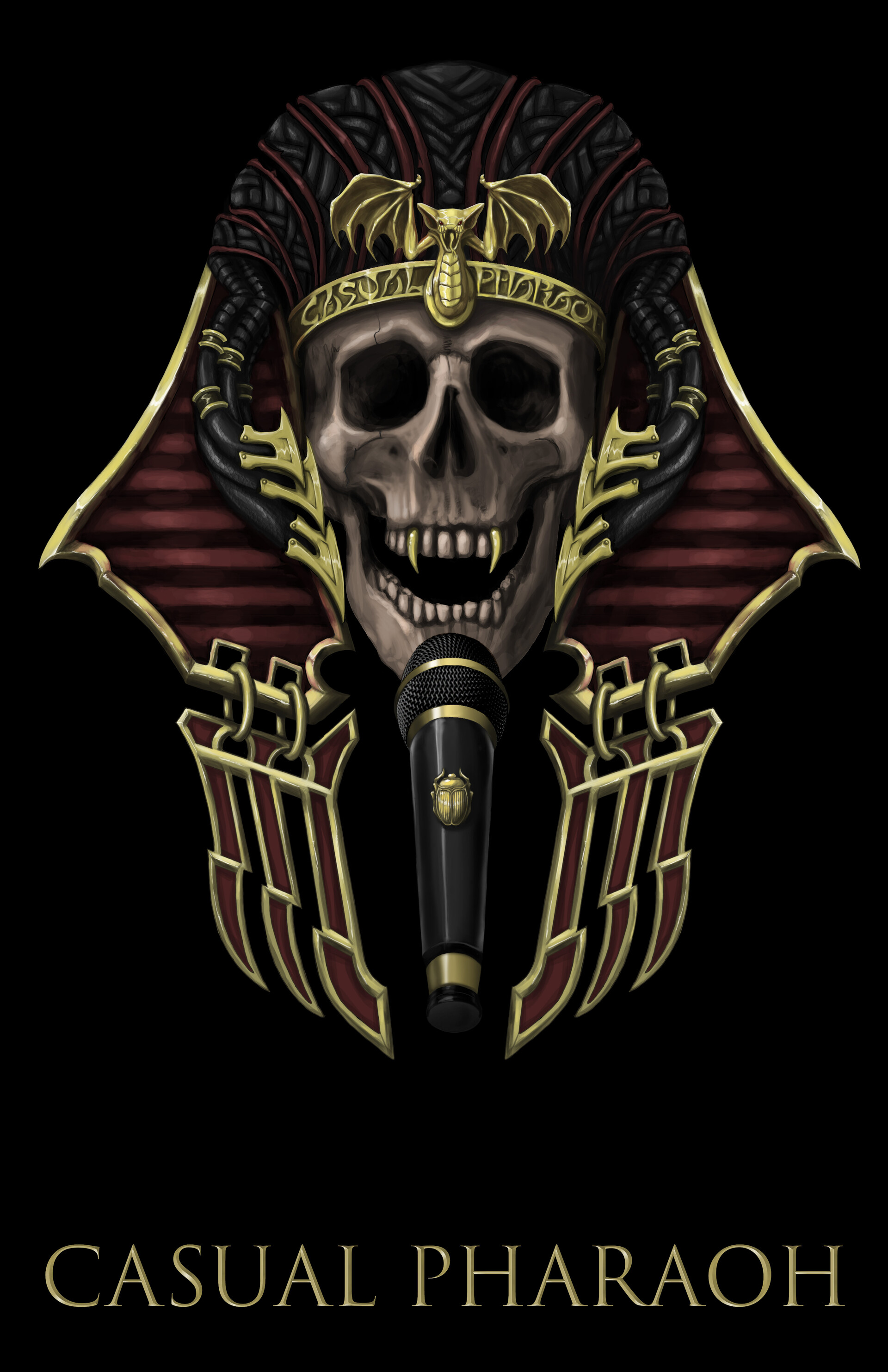 Pharaoh Head Wallpaper