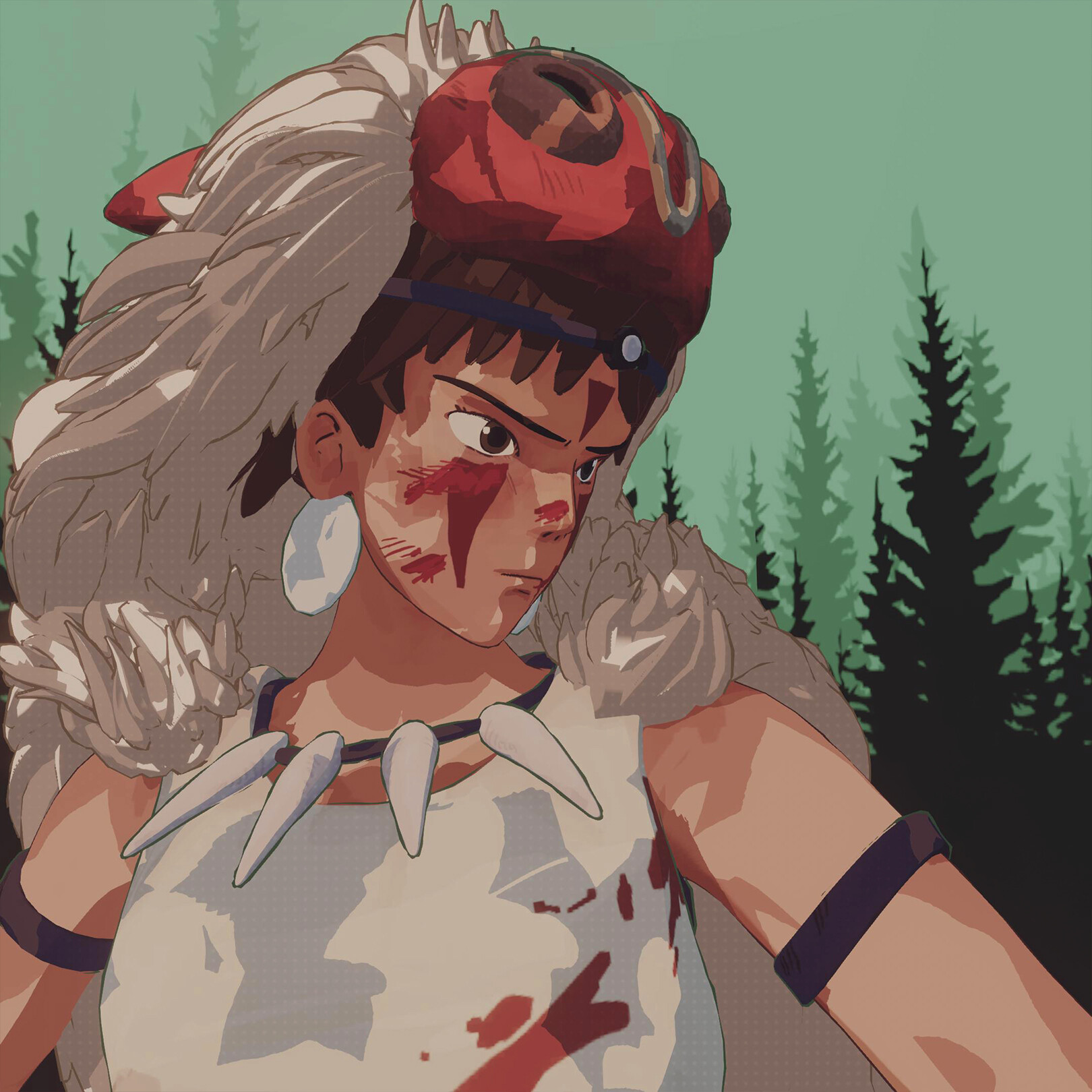 ArtStation - Princess Mononoke
