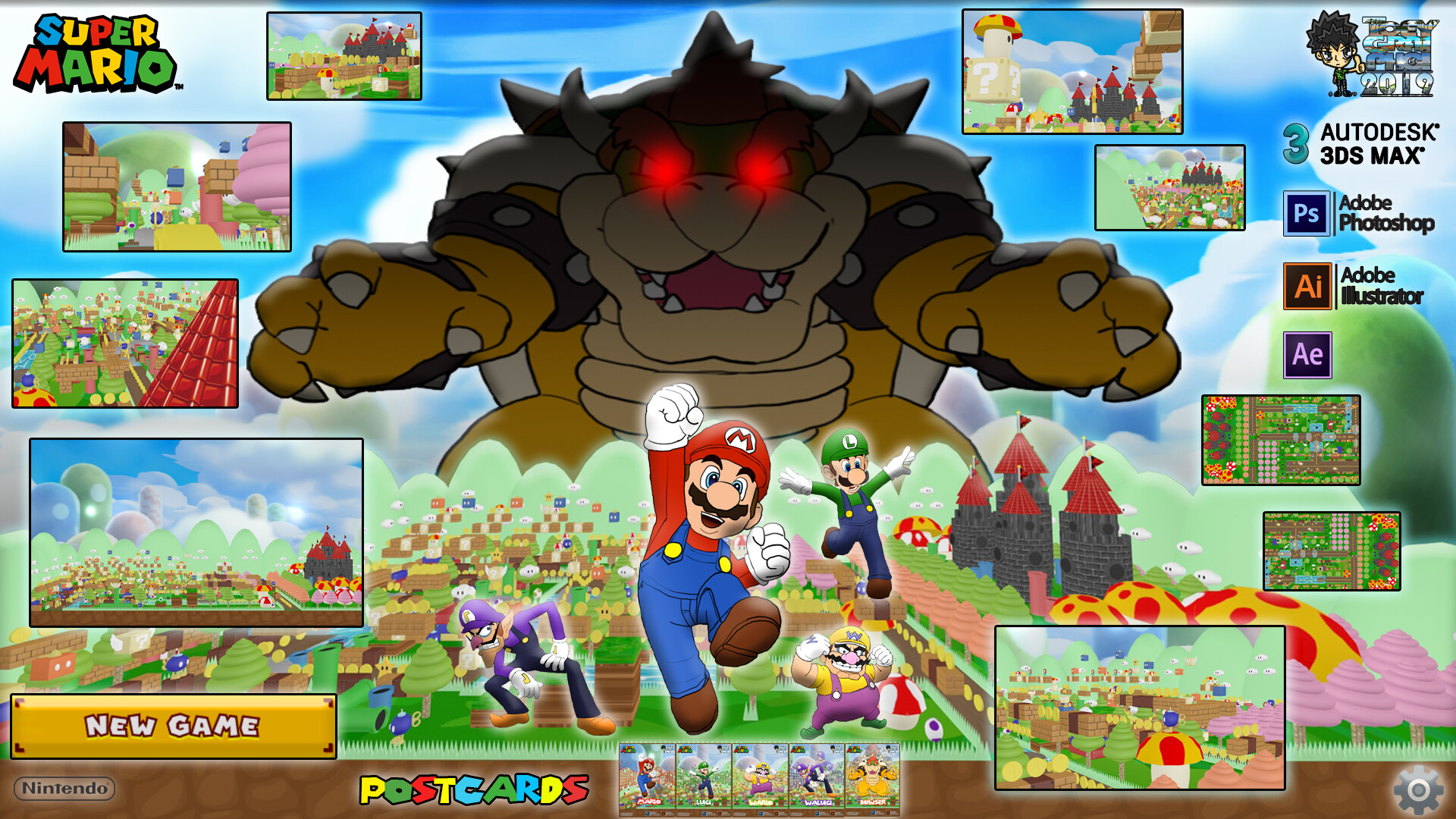 ArtStation - Super Mario.