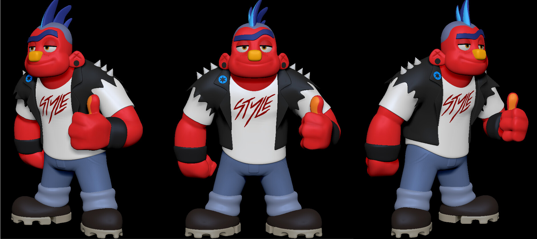 Sörös Márk - Red Punk (Luigi Lucarelli FANART)