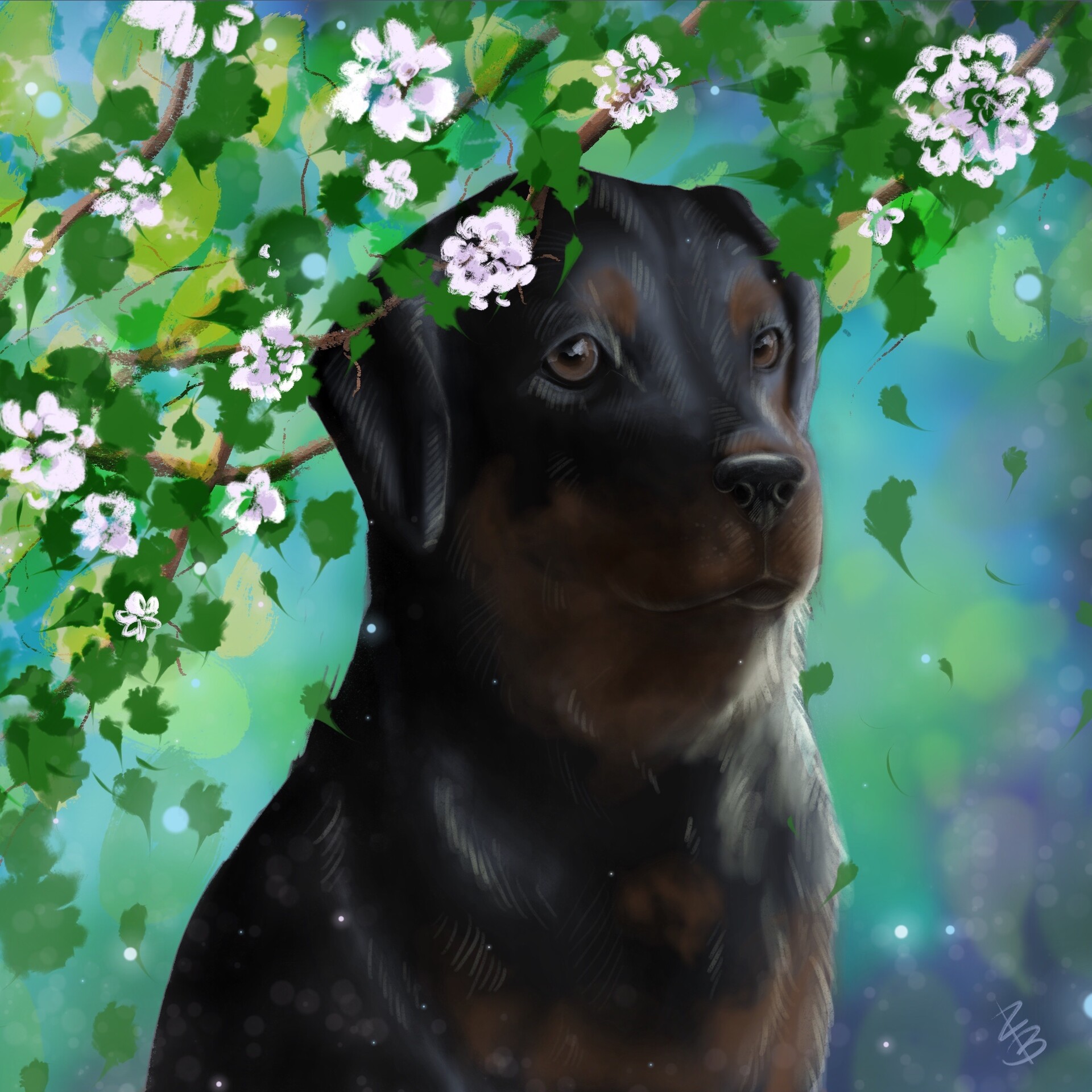 ArtStation - Dog portrait