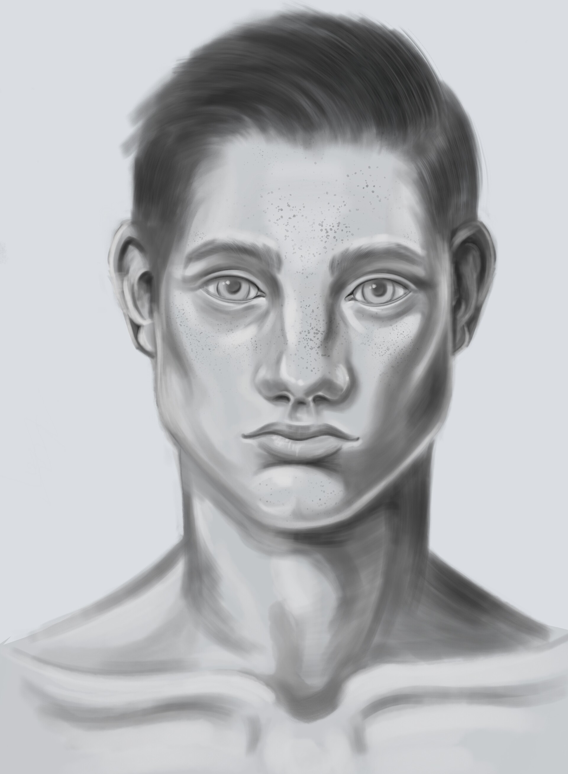 ArtStation - Man's Face Study