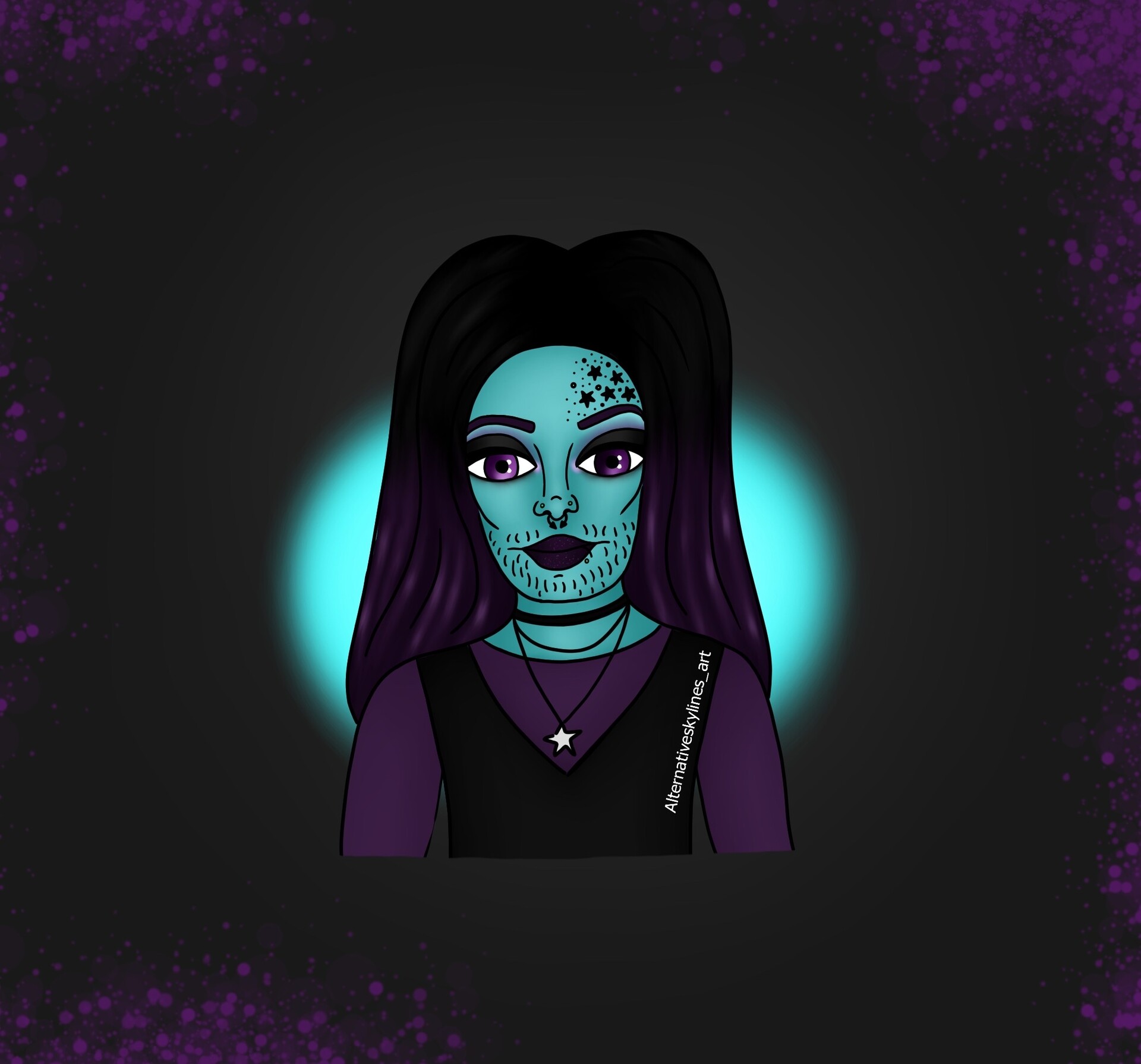 ArtStation - Alien character 2D