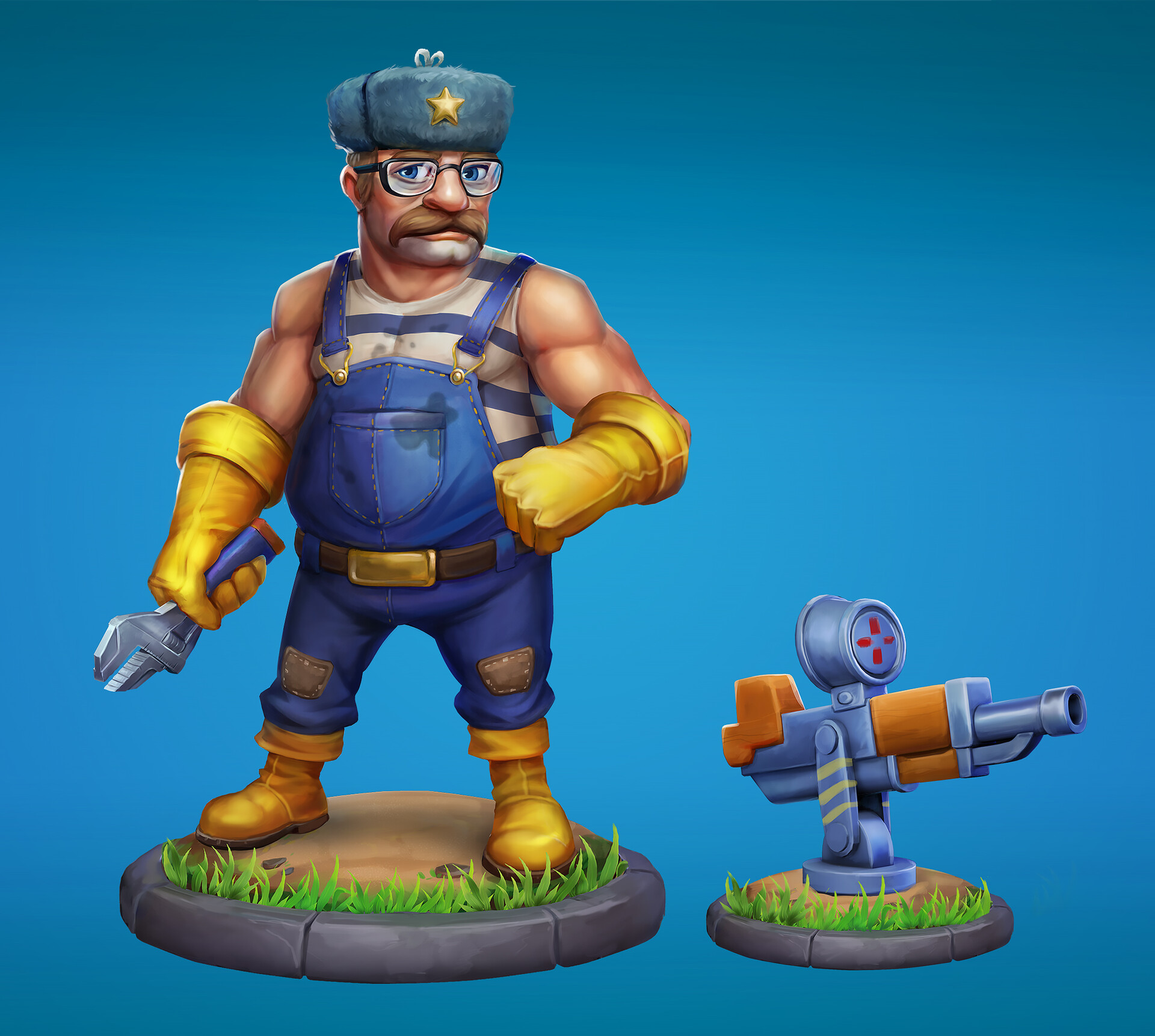 ArtStation - Old engineer