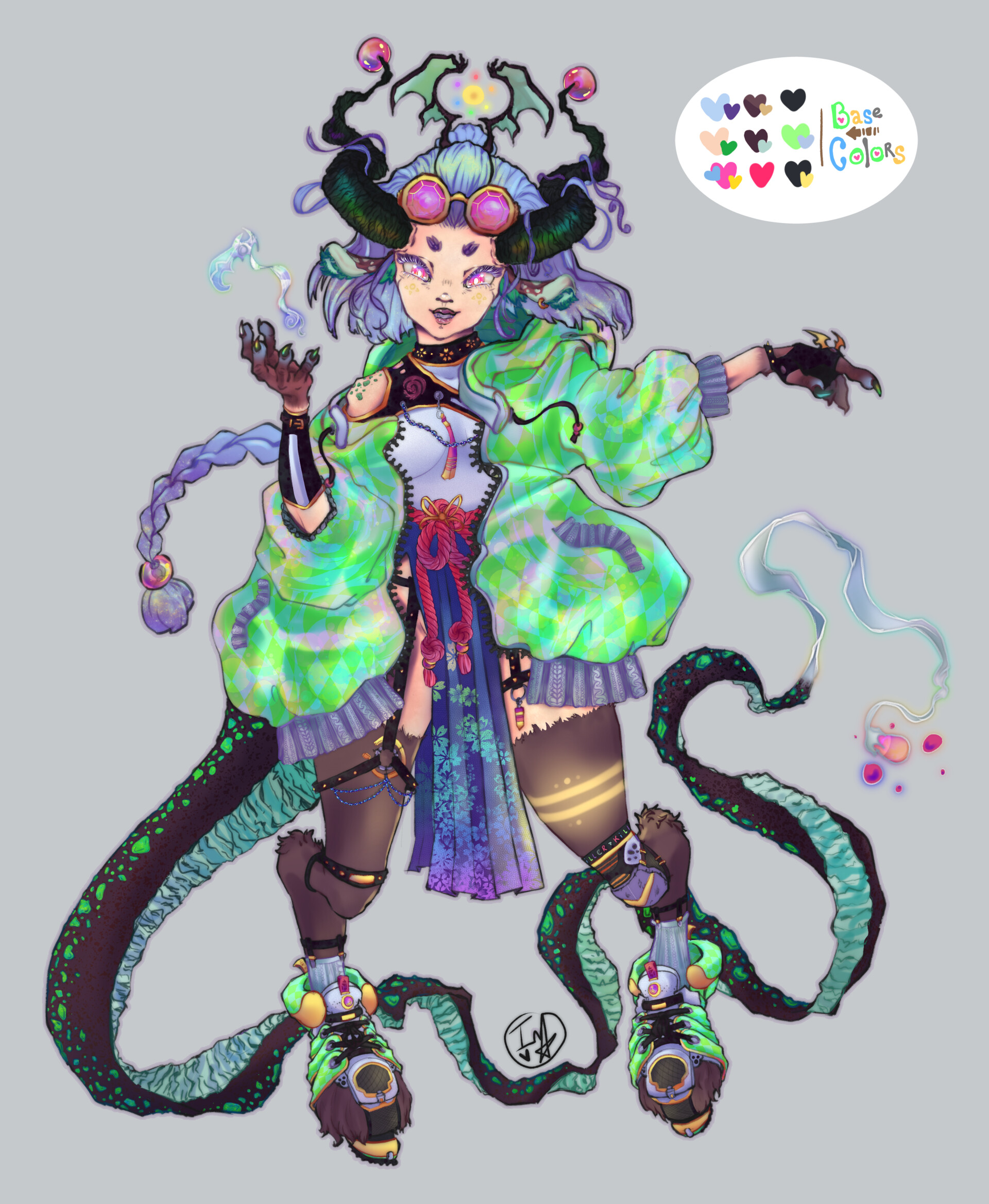 ArtStation - My OC Niv (+ Mini Style Growth Timeline)