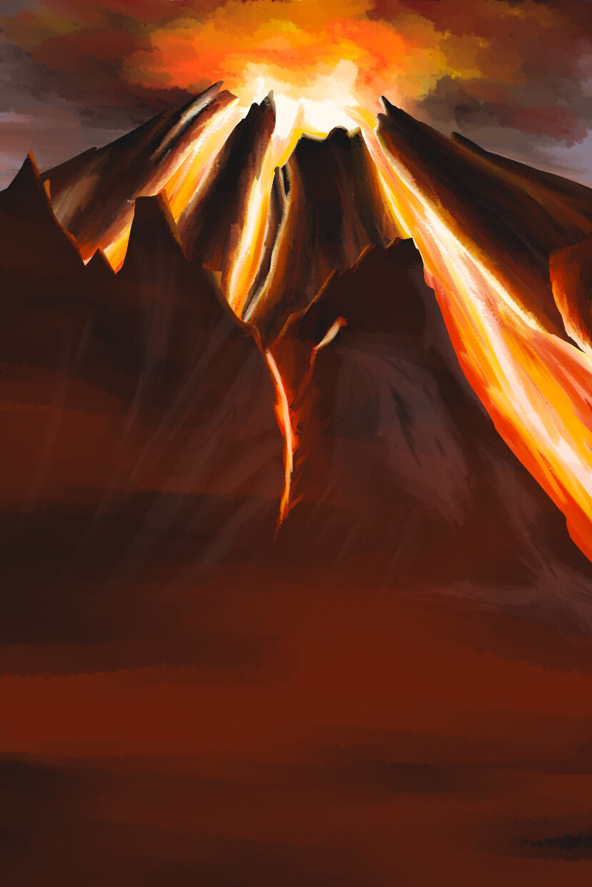 ArtStation - Dragon's Volcano