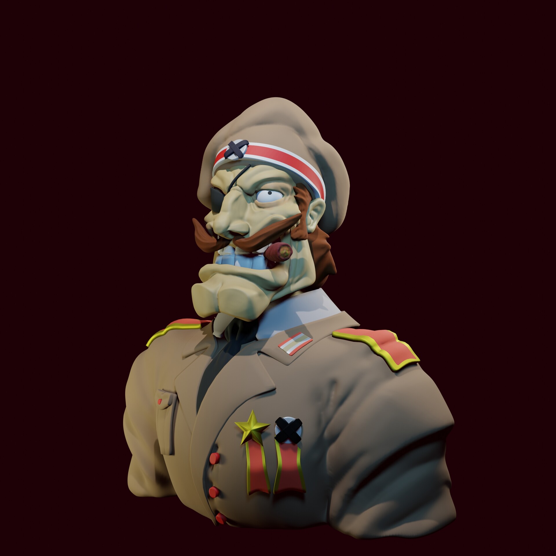 ArtStation - General Mordem MetalSlug, June 2020