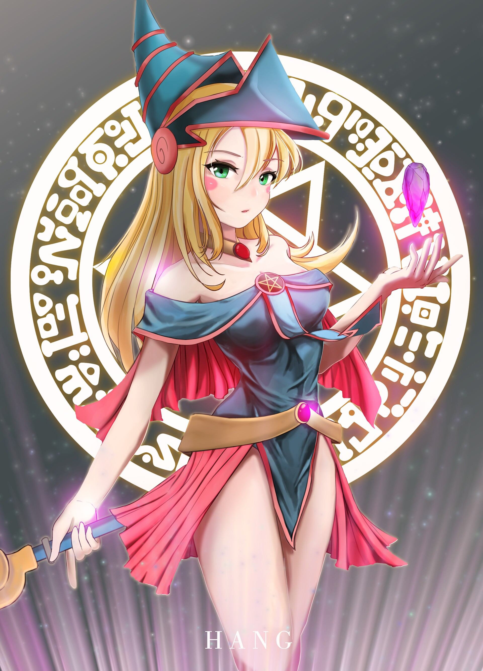 Artstation Dark Magician Girl Fan Art