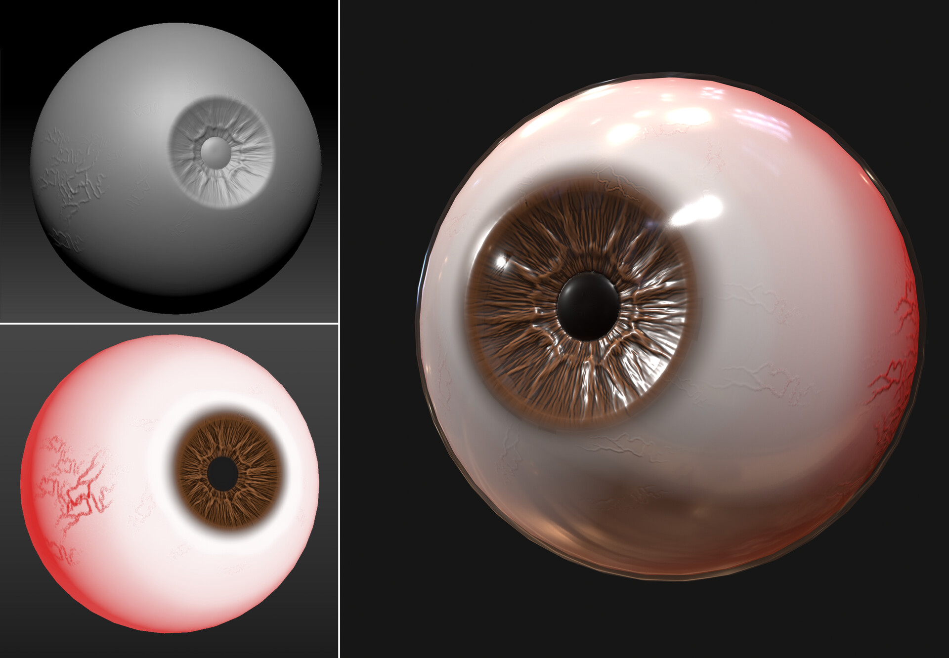 Abhijeet Bakal - Human Face Potrait I Skin Texturing Study