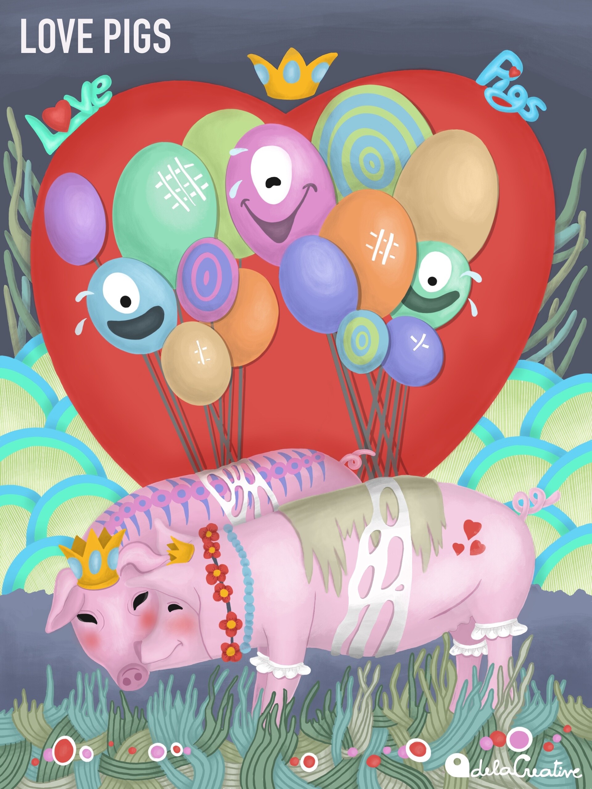 ArtStation - Love Pigs Illustrated