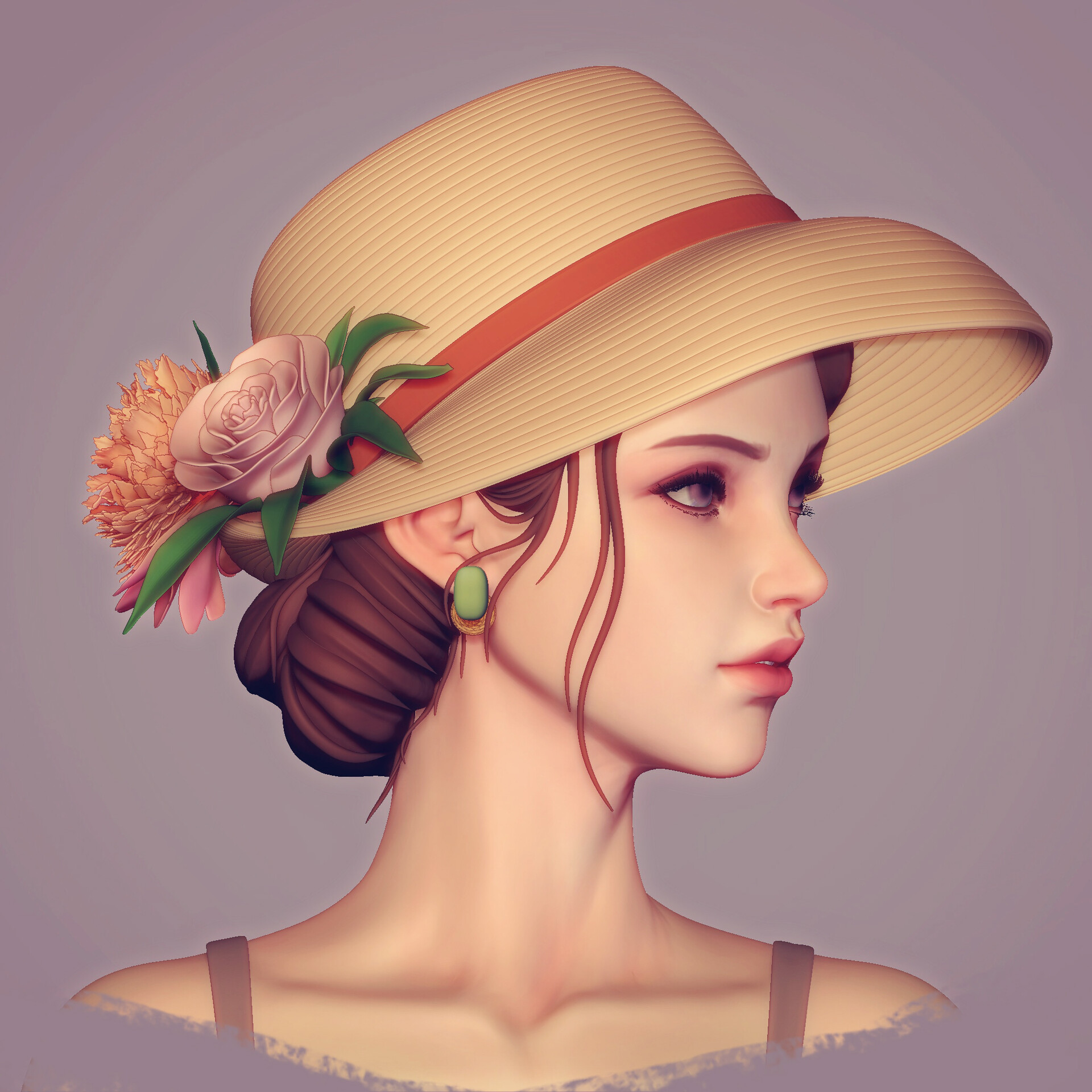 ArtStation - HAT GIRL