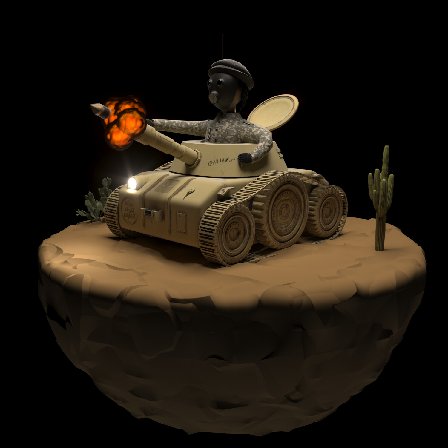 ArtStation - Super Tiny Tank