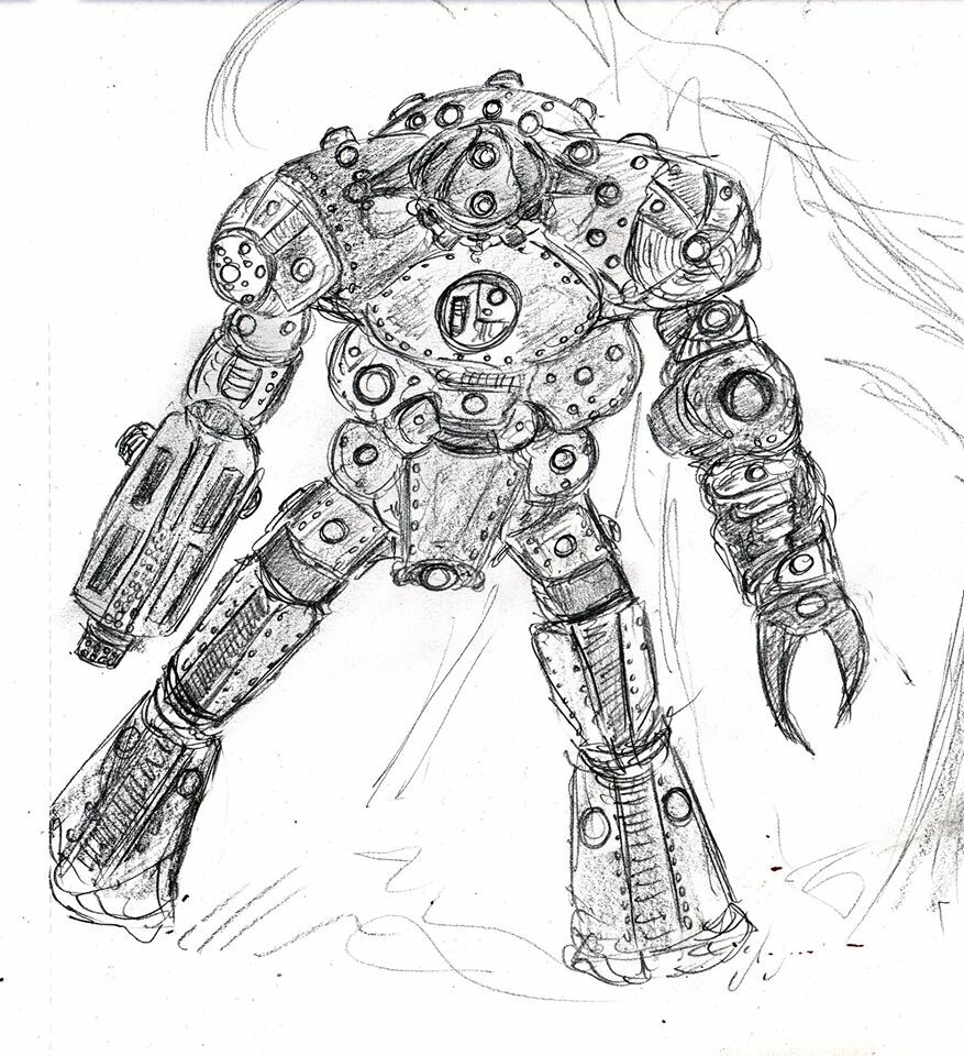 ArtStation - dieselpunk robot