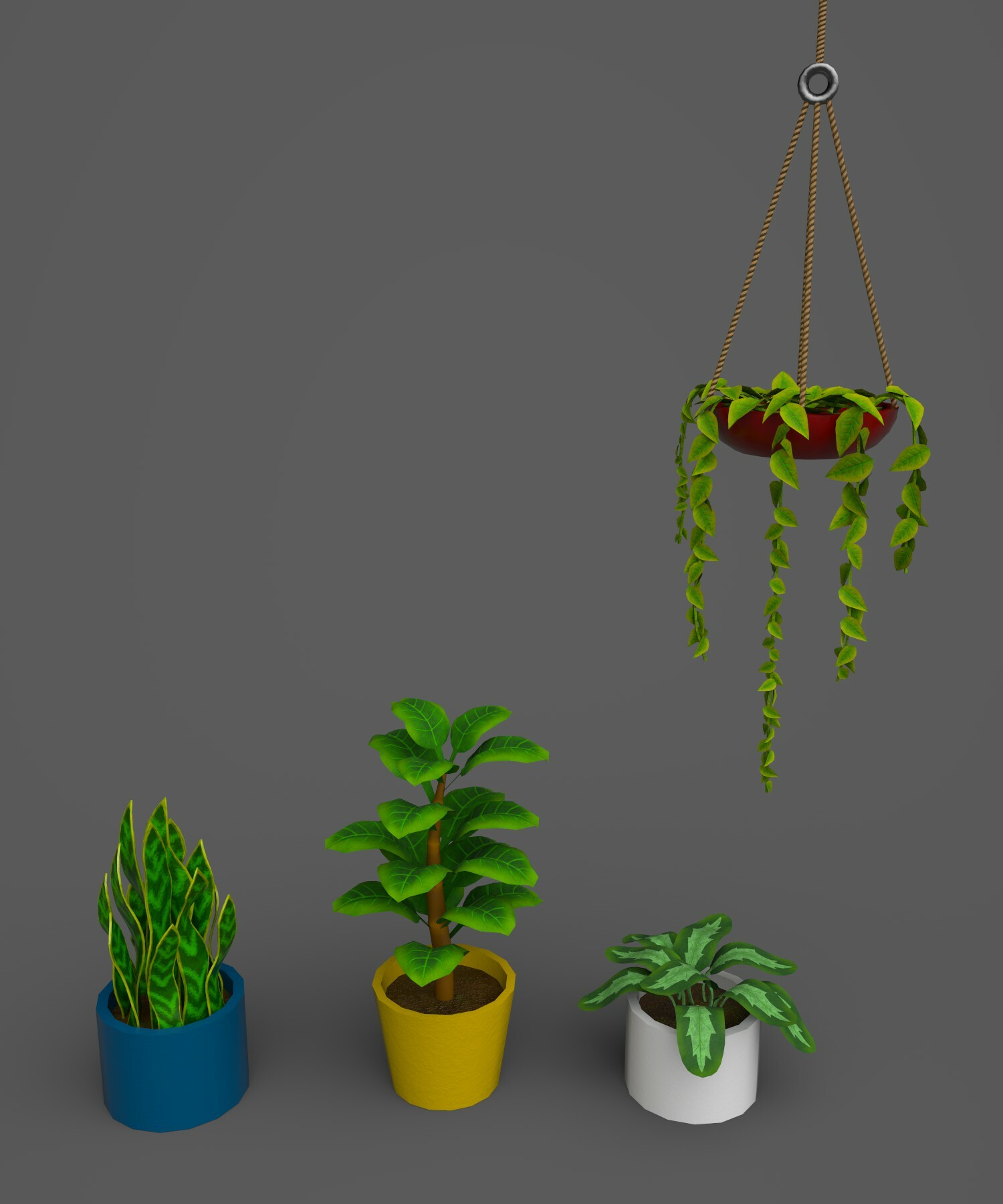 ArtStation - Stylized Potted Plant Collection