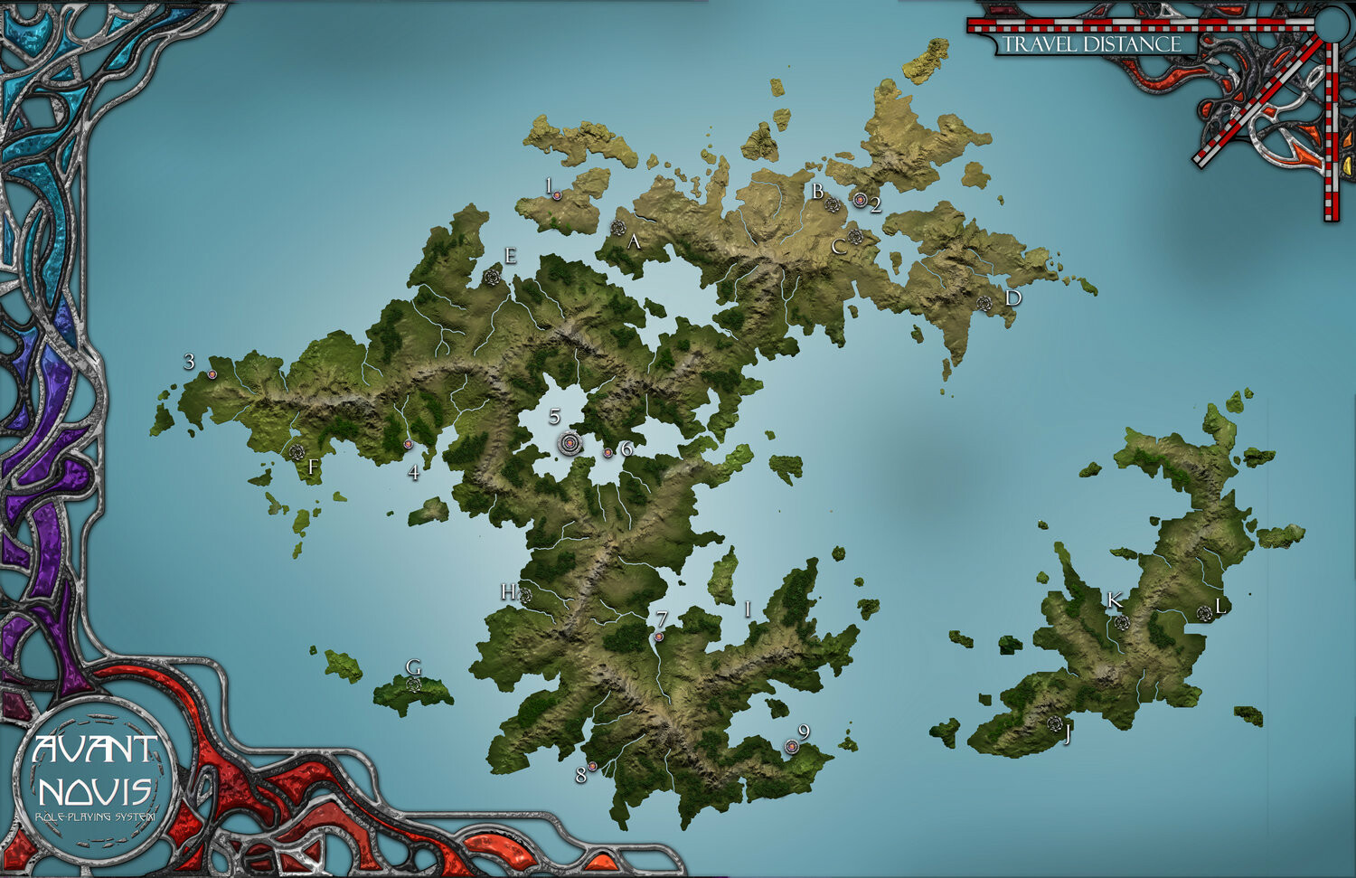 ArtStation - Fantasy maps