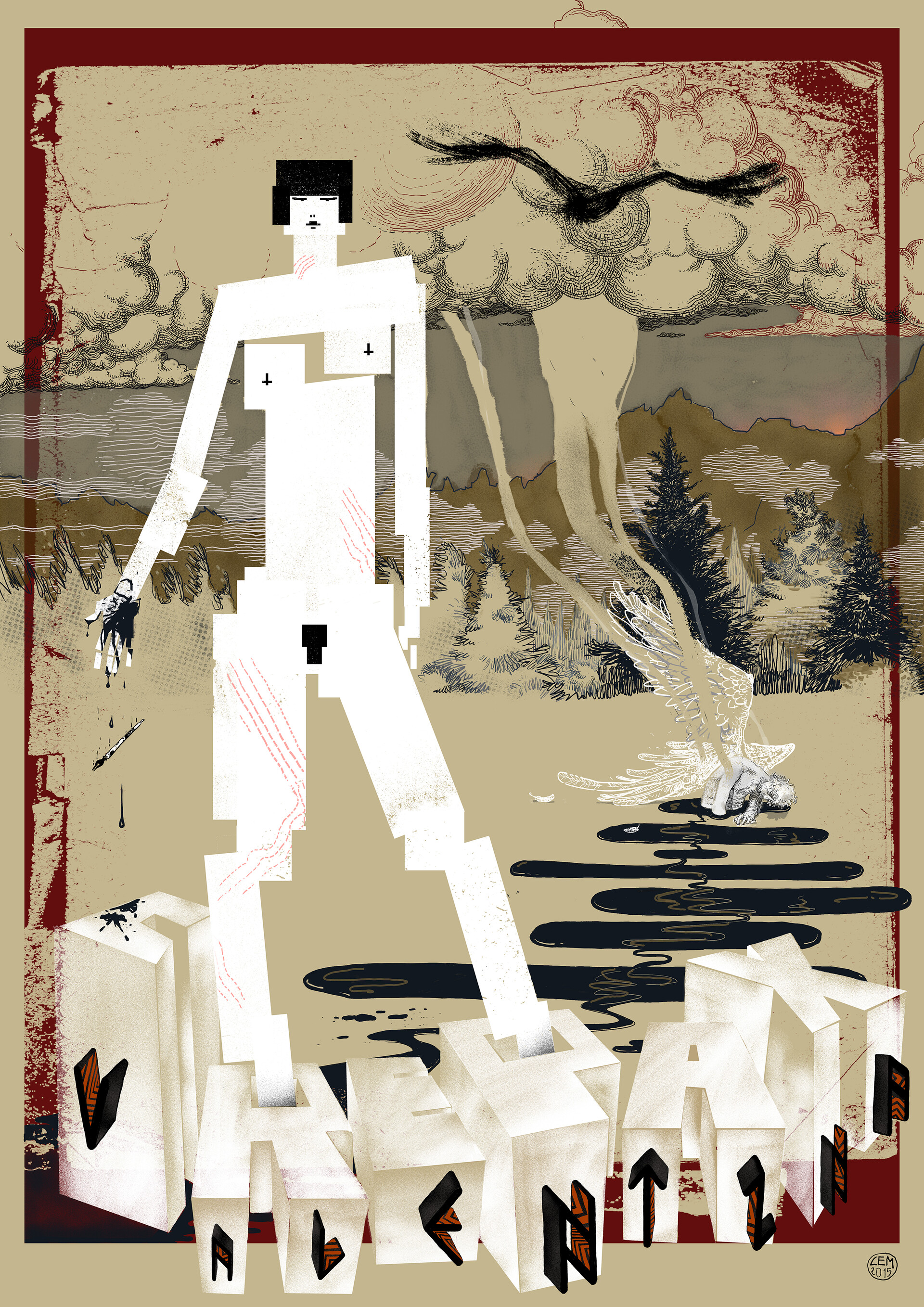 ArtStation - My tribute to Guido Crepax. Commission for Fantagraphics ...