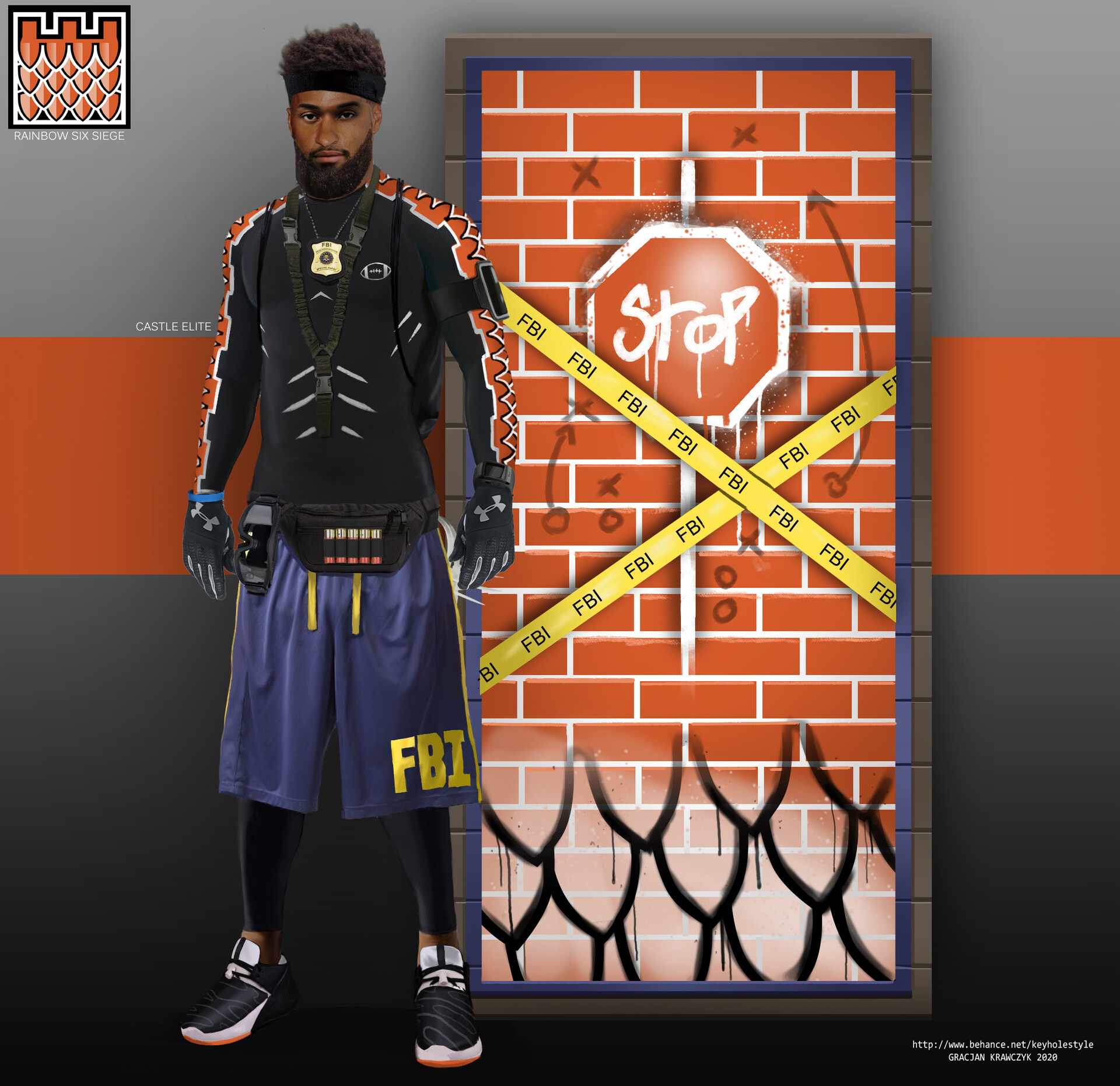 ArtStation - CASTLE Elite RAINBOW SIX SIEGE