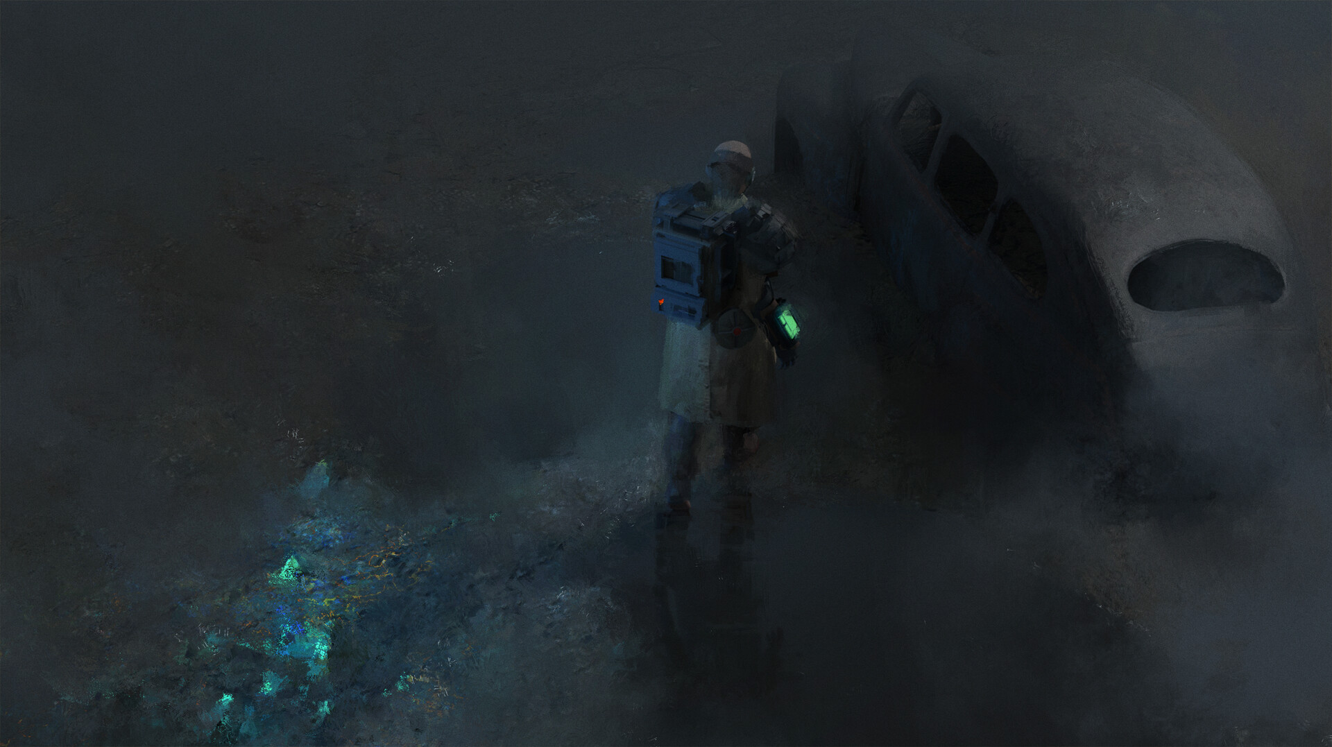 ArtStation - swamp wasteland