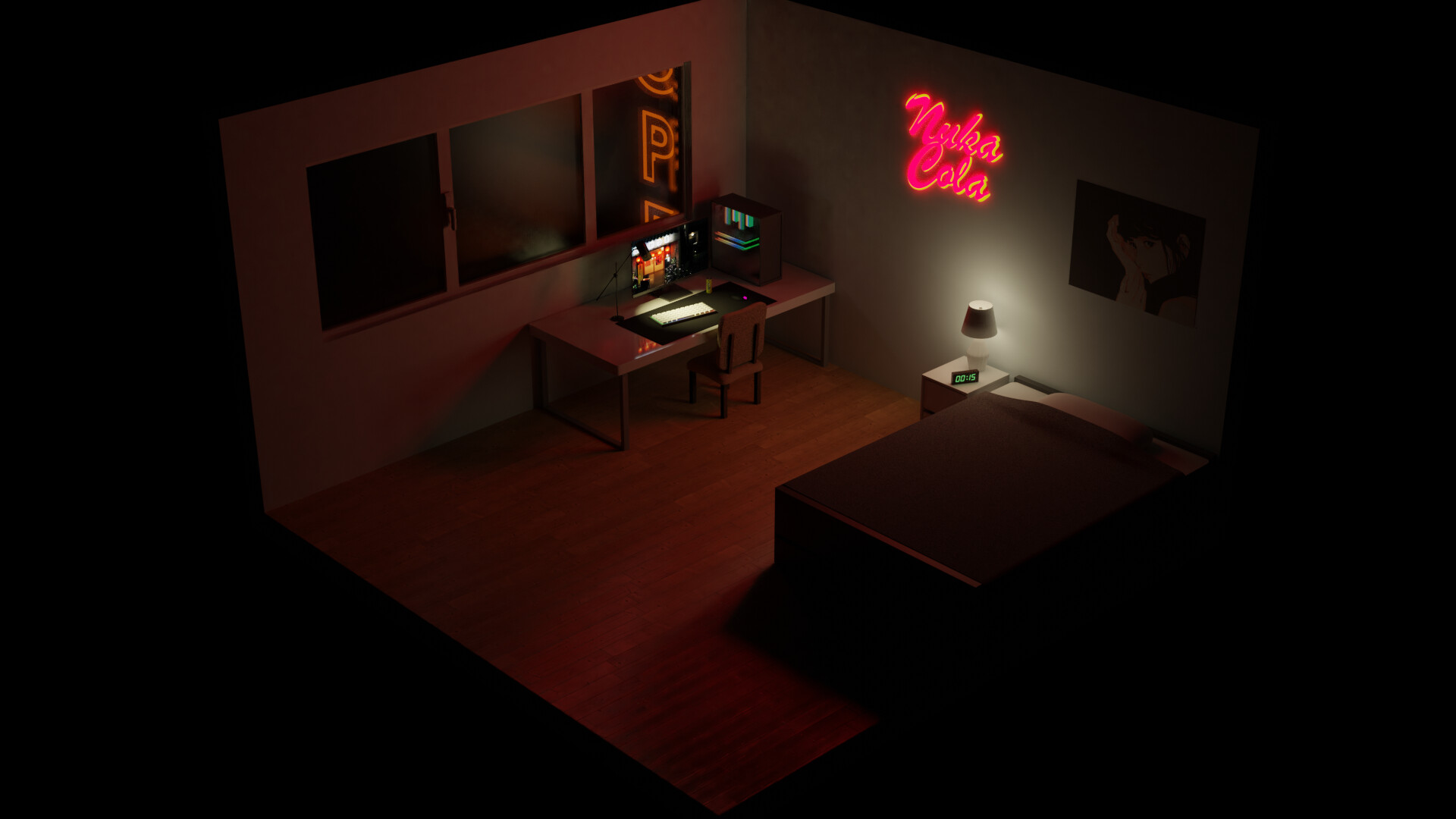 ArtStation - Isometric room