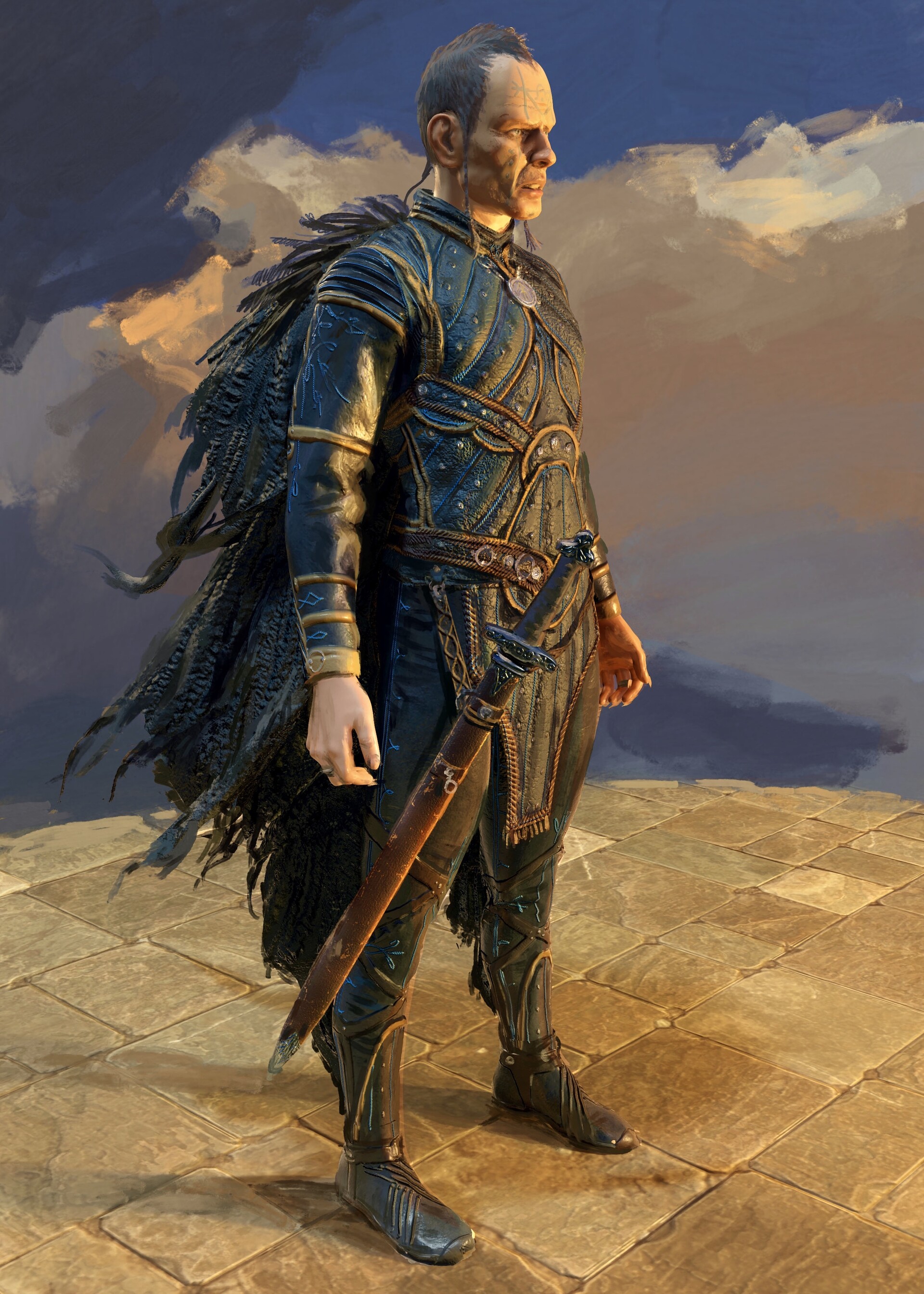 ArtStation - Flying warrior