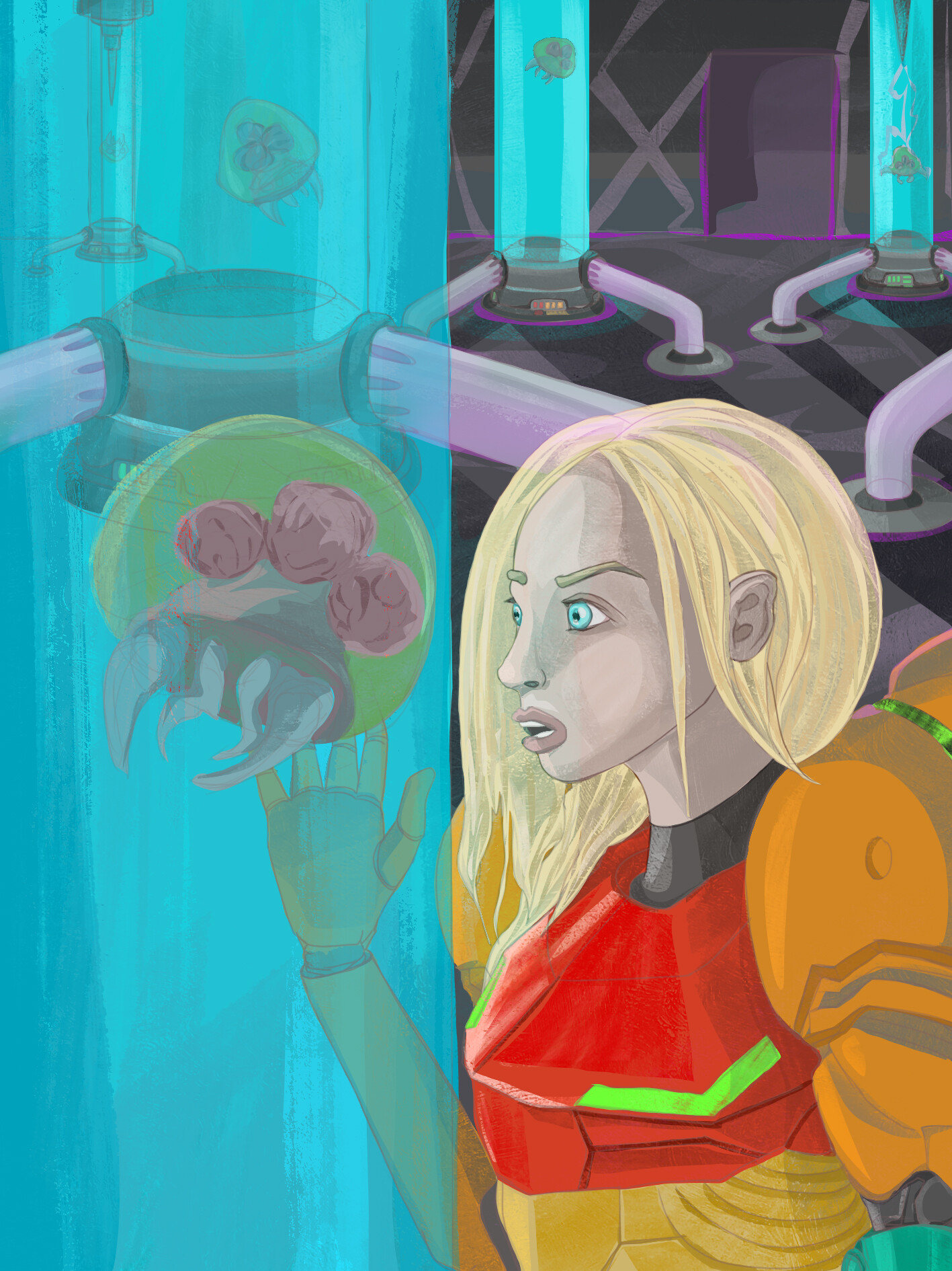 Joseph Carter - 'Samus and the metroids'