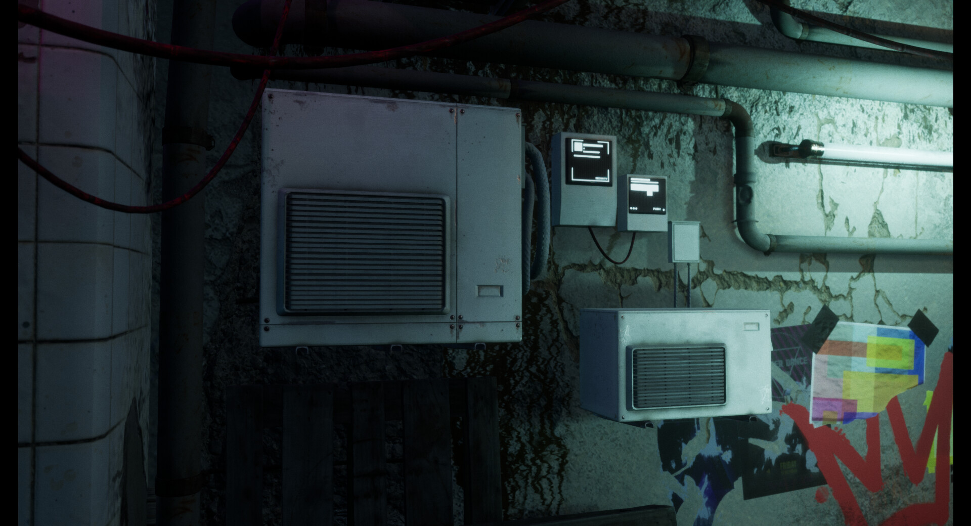 Nicolas Beele - Cyberpunk props