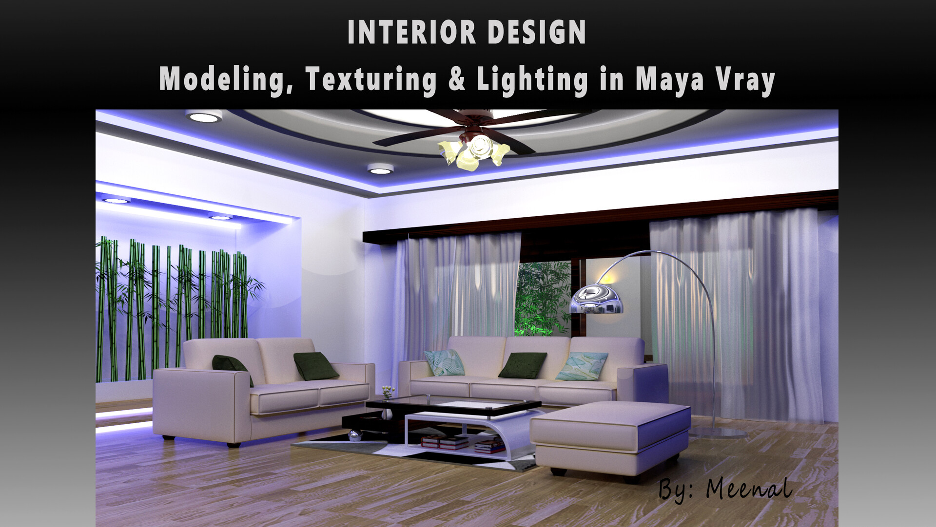 Meenal Chandra Acharya - 3D Interior Design#1