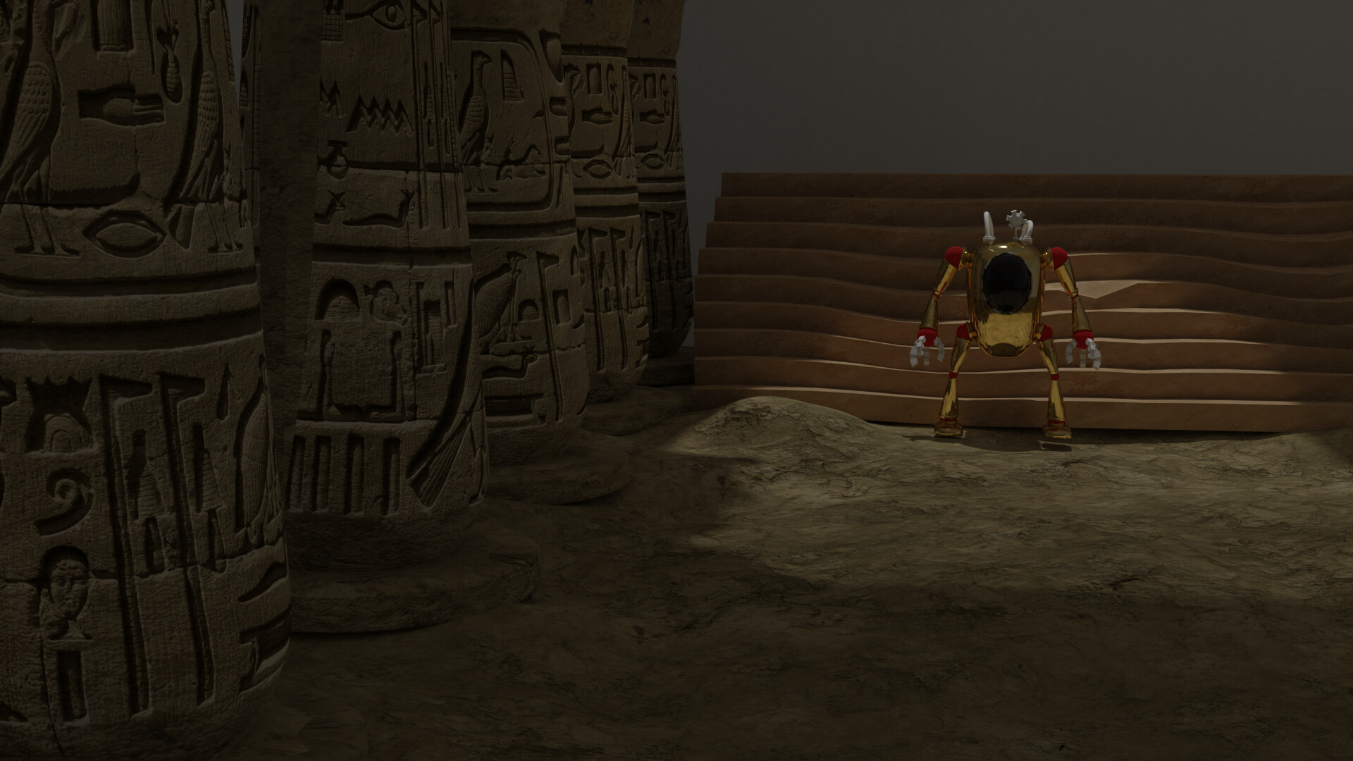 ArtStation - Ancient Egypt Animation Frame