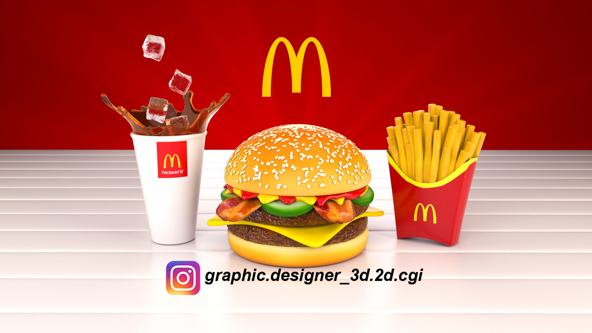 ArtStation - Mcdonald's Burger