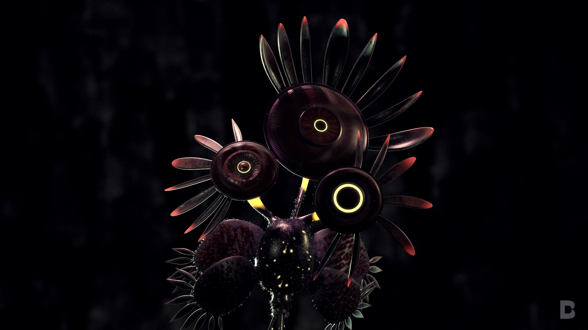 ArtStation - Floating Energy Creature PY1