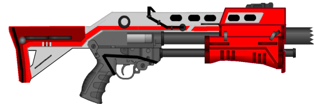 how to draw fortnite tactical shotgun