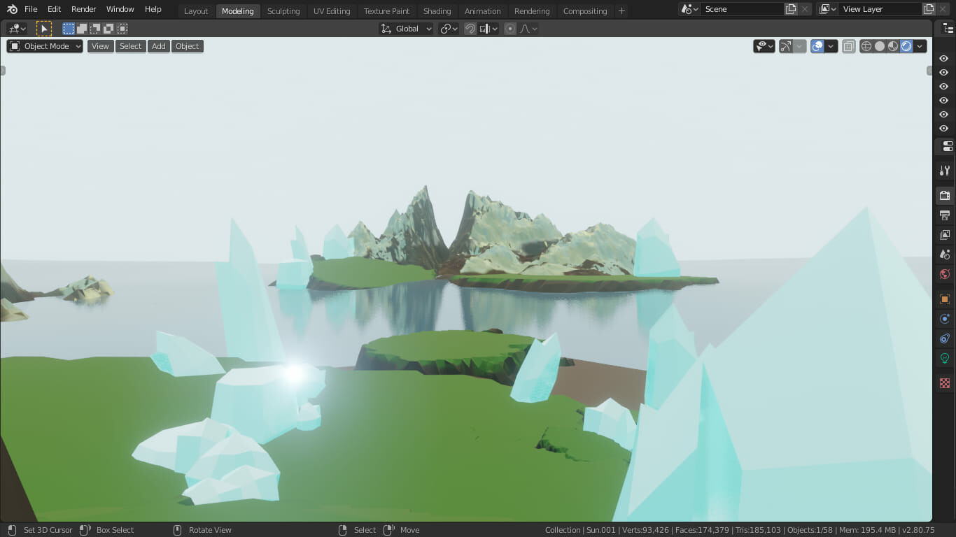 ArtStation - Devlog: Low Poly Island