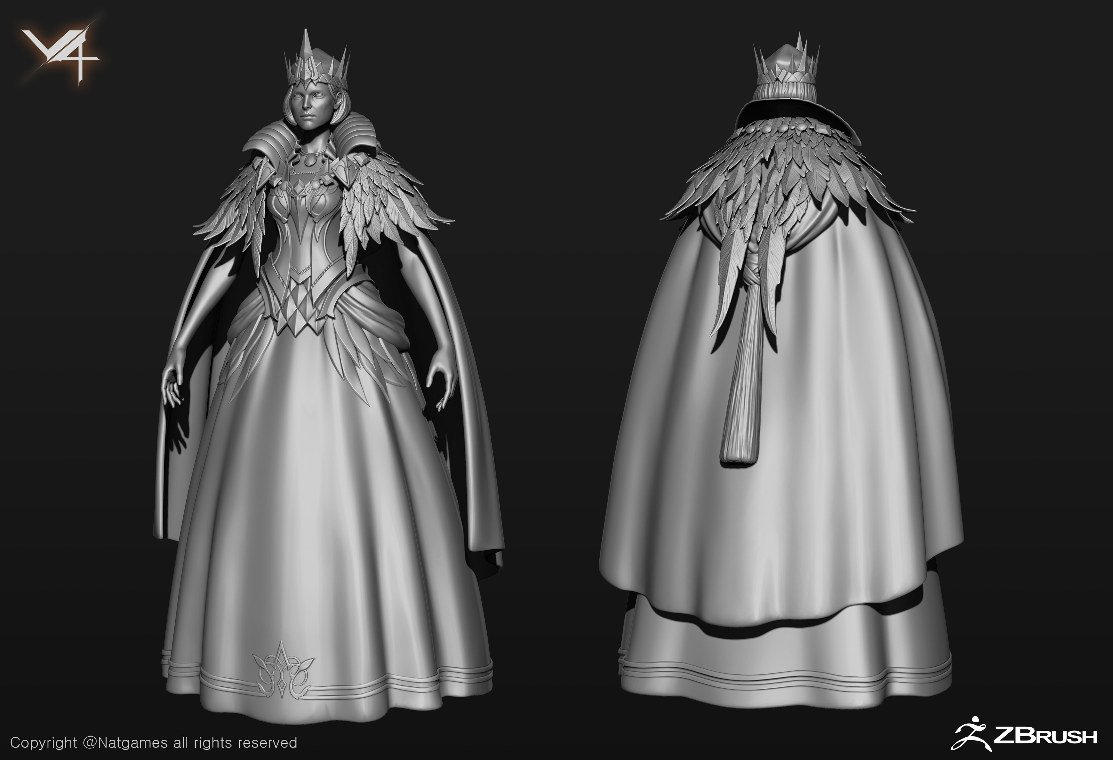 MOONK . - V4 project NPC Character