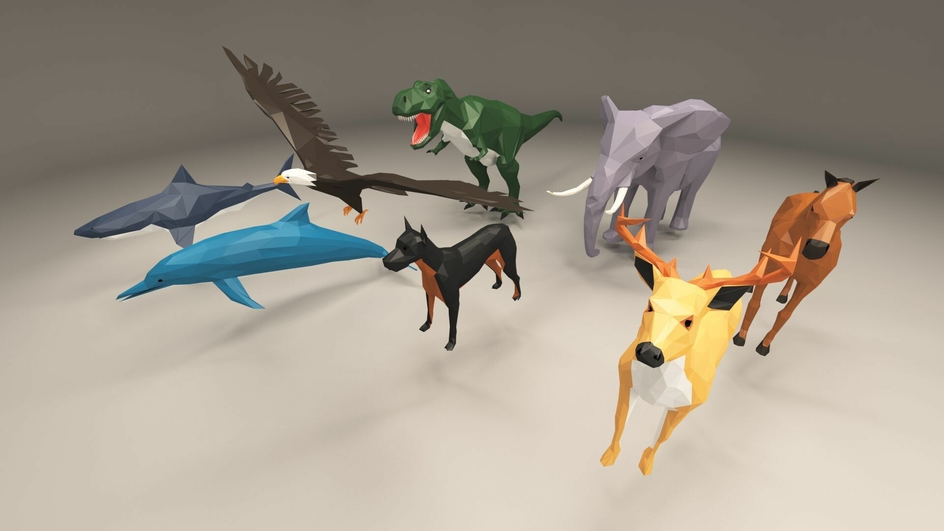 Maxim Shapovalov - Low poly animals