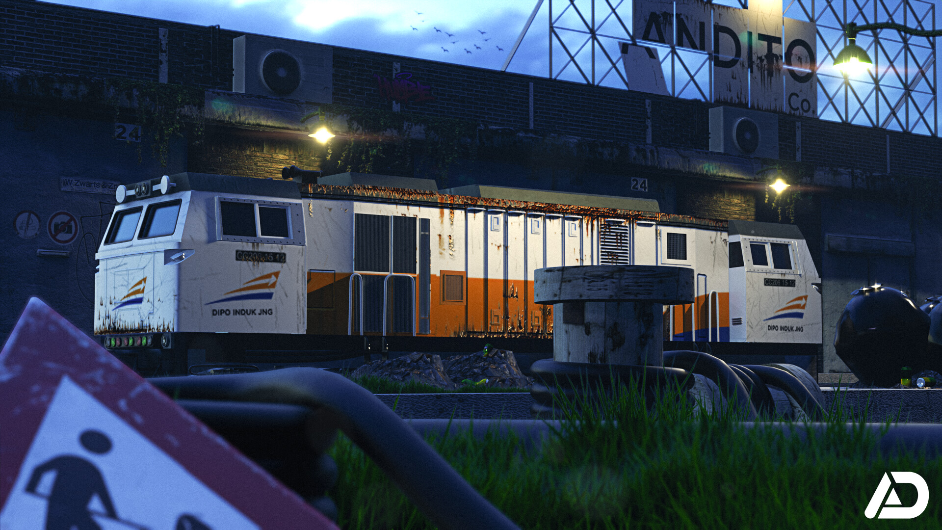 ArtStation - CC206 Locomotive