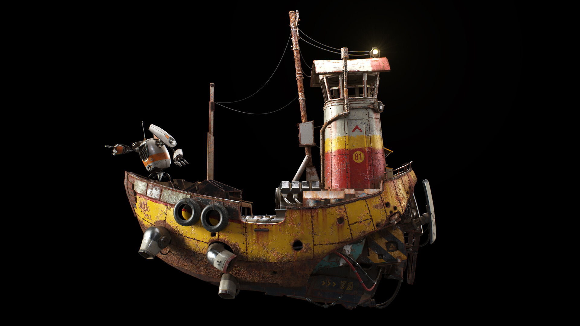 Marcelo Vaz - Little Sea | Pixar Renderman Art Challenge
