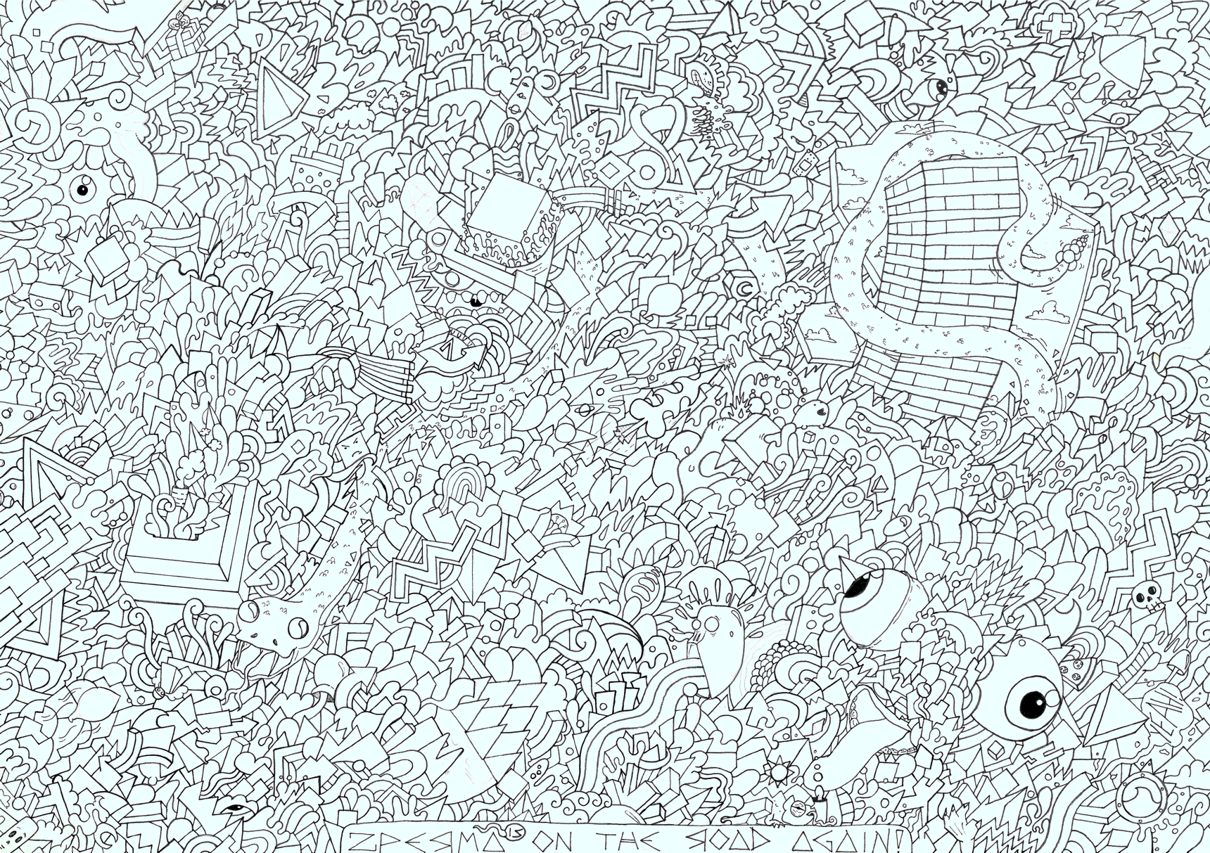 where's waldo coloring pages printable
