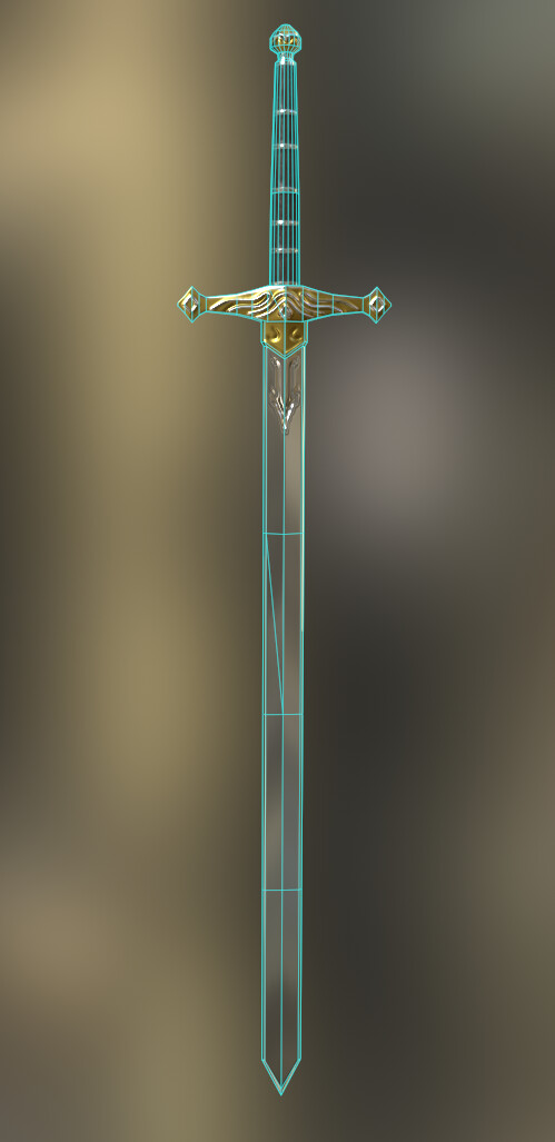 Robert Hibbert - Stylized Paladin Sword