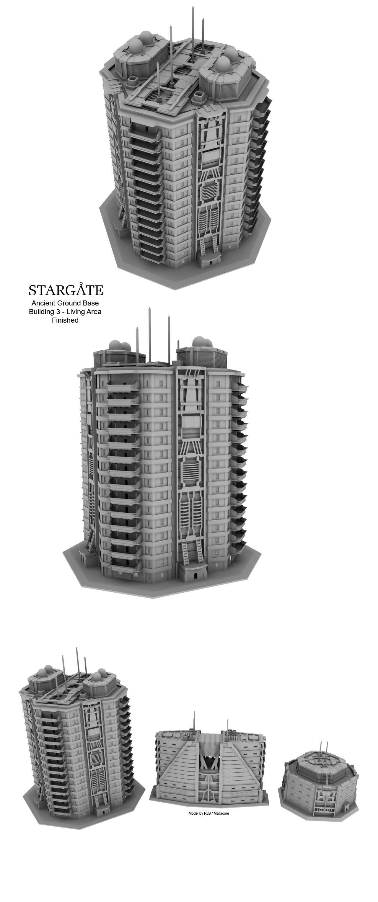 Ryan Begemann - Stargate - Ancient Buildings (Fan Design)