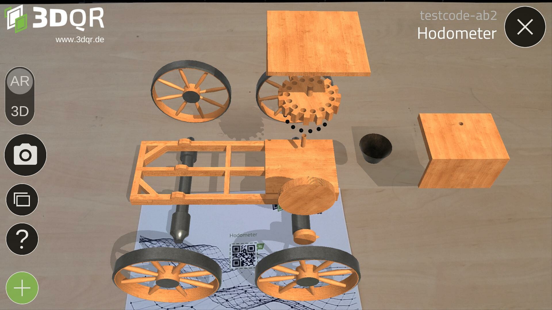 André Bloemer - Augmented Reality - Vitruvian Odometer