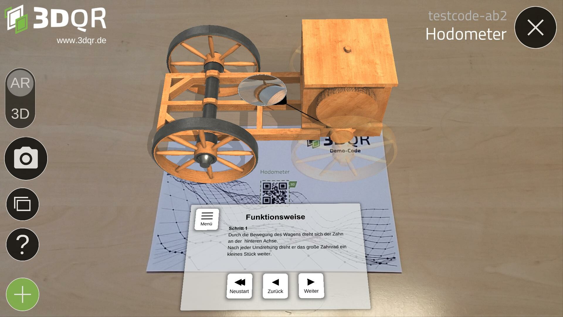 André Bloemer - Augmented Reality - Vitruvian Odometer